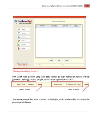 Manual Software Koreksi LJK 081226062343 | PDF