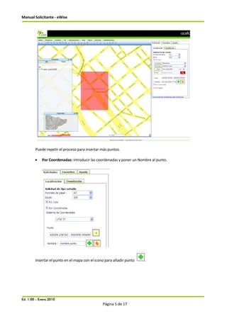 Manual solicitante eWise en castellano | PDF