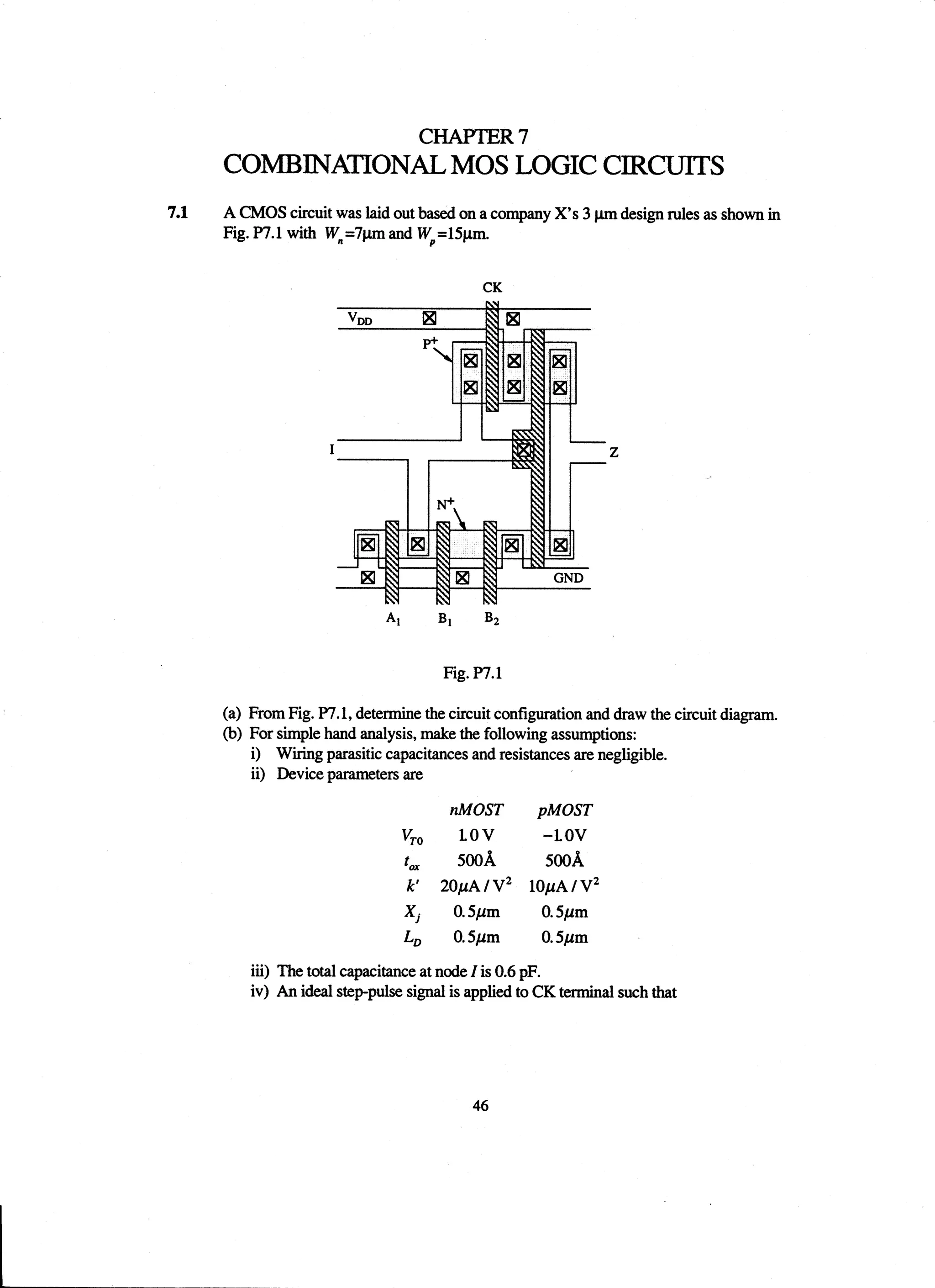 Manual solution of CMOSDigital Integrated Circuit Analysis and Design | PDF