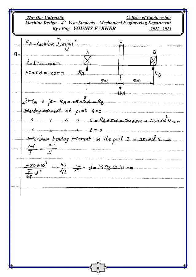 Solutions Manual for machine design by khurmi and Gupta | PDF