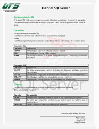 Manual SQL SERVER | PDF | Databases | Computer Software and Applications