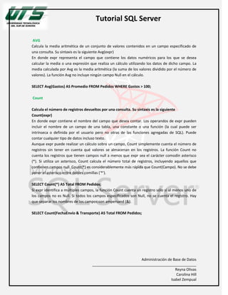 Manual SQL SERVER | PDF | Databases | Computer Software and Applications