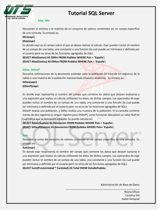 Manual SQL SERVER | PDF | Databases | Computer Software and Applications