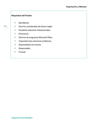Manual Administrativo de una empresa | PDF