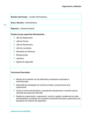 Manual Administrativo de una empresa | PDF