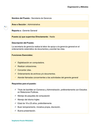 Manual Administrativo de una empresa | PDF