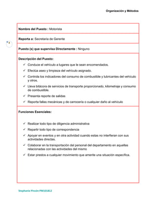 Manual Administrativo de una empresa | PDF