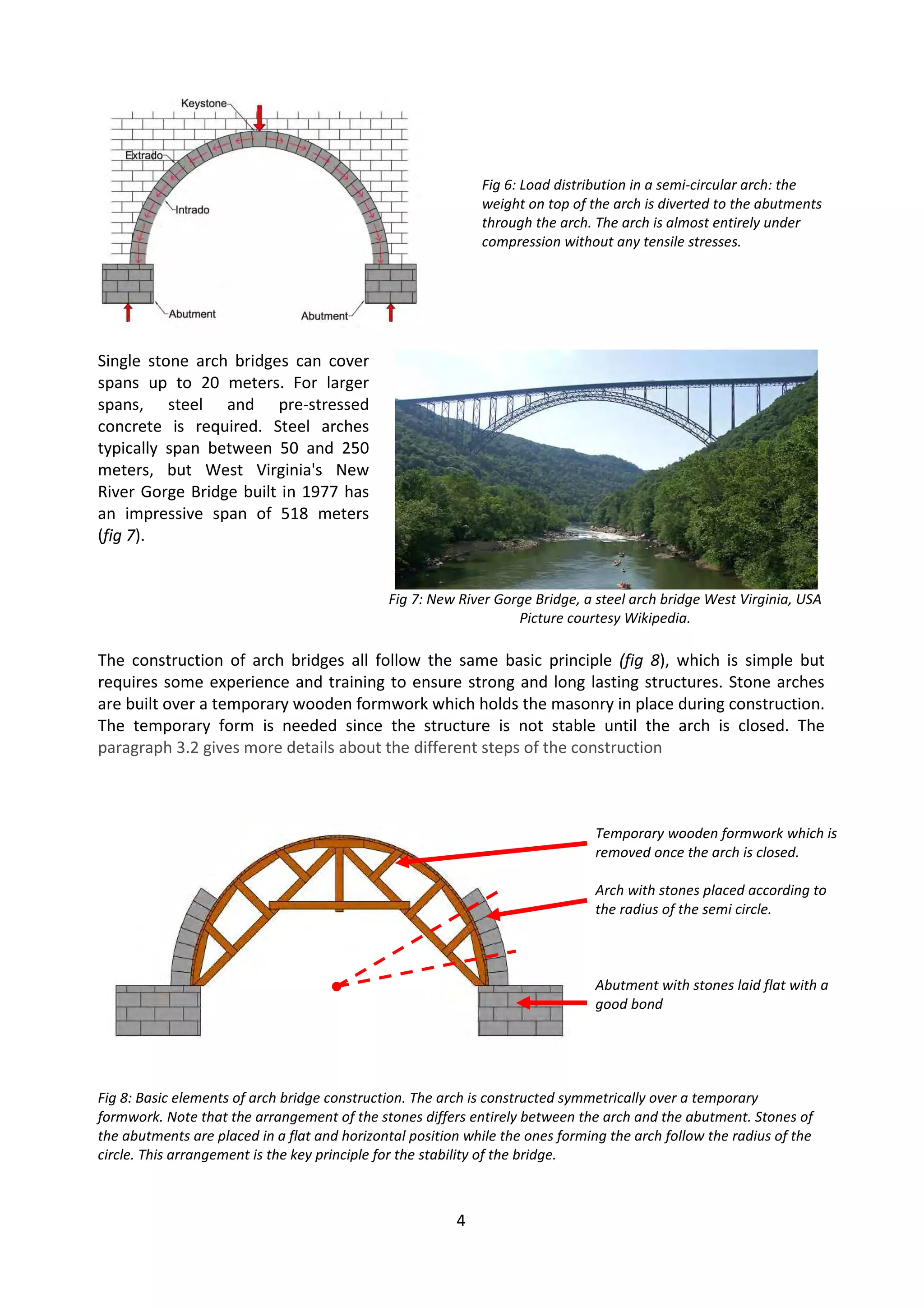 Construction Manual stone arch bridges | PDF