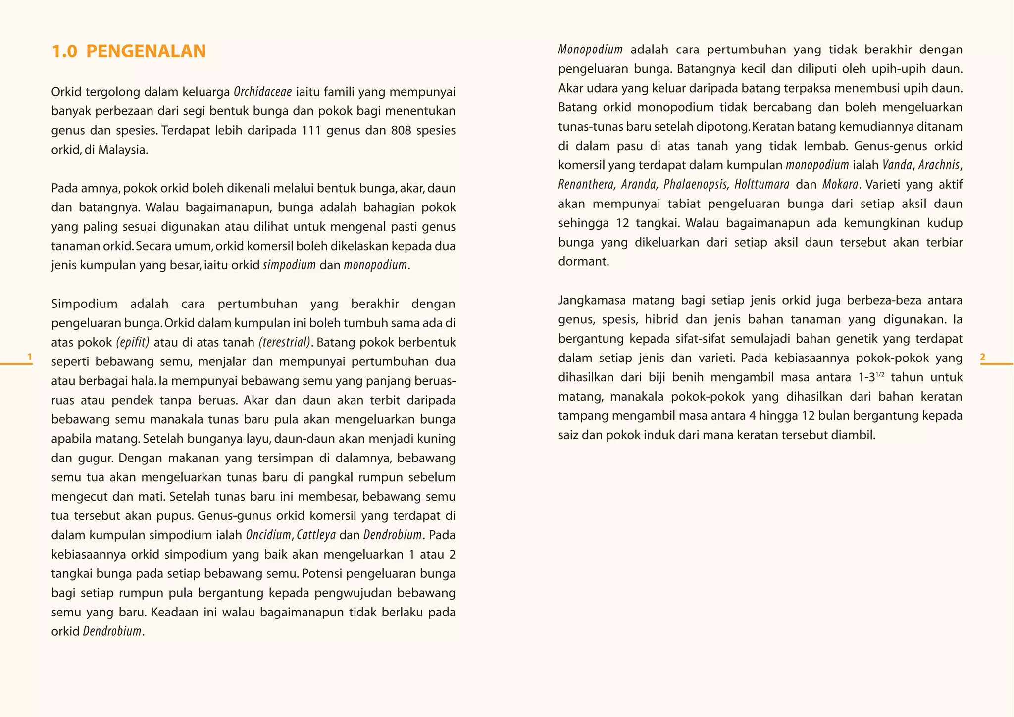Manual Tanaman Orkid | PDF