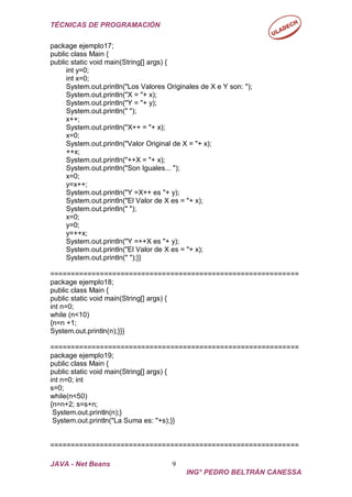 Manual técnicas de programación pbc | PDF