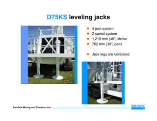 Manual técnico D75KS perforadora de producción | PDF