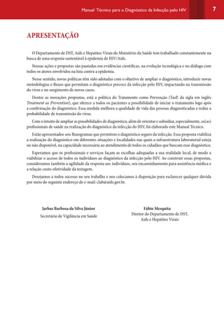 Manual técnico para o diagnóstico da infeccão pelo hiv | PDF