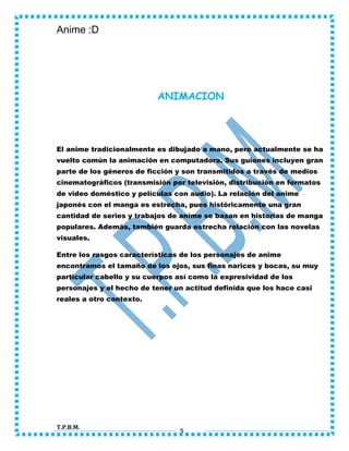 manual anime | DOCX