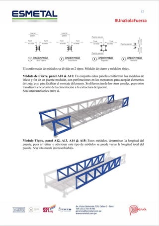 Manual tecnico de puente modular rev0 | PDF