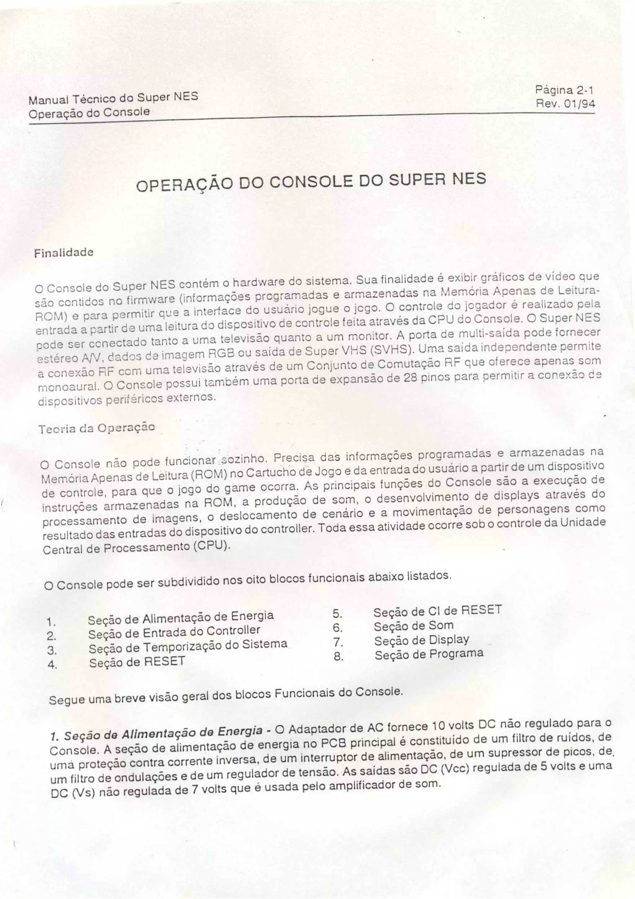 Manual tecnico super nintendo | PDF | Politics