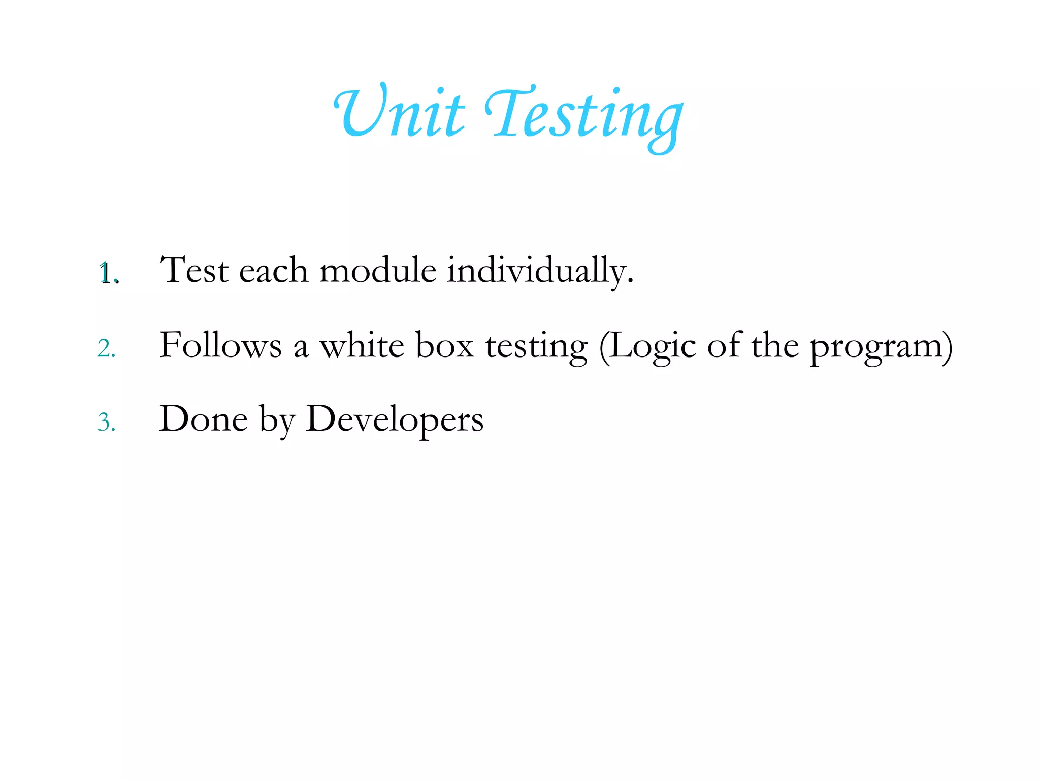 Software Testing Fundamentals Ppt Operating Systems Computer Software And Applications
