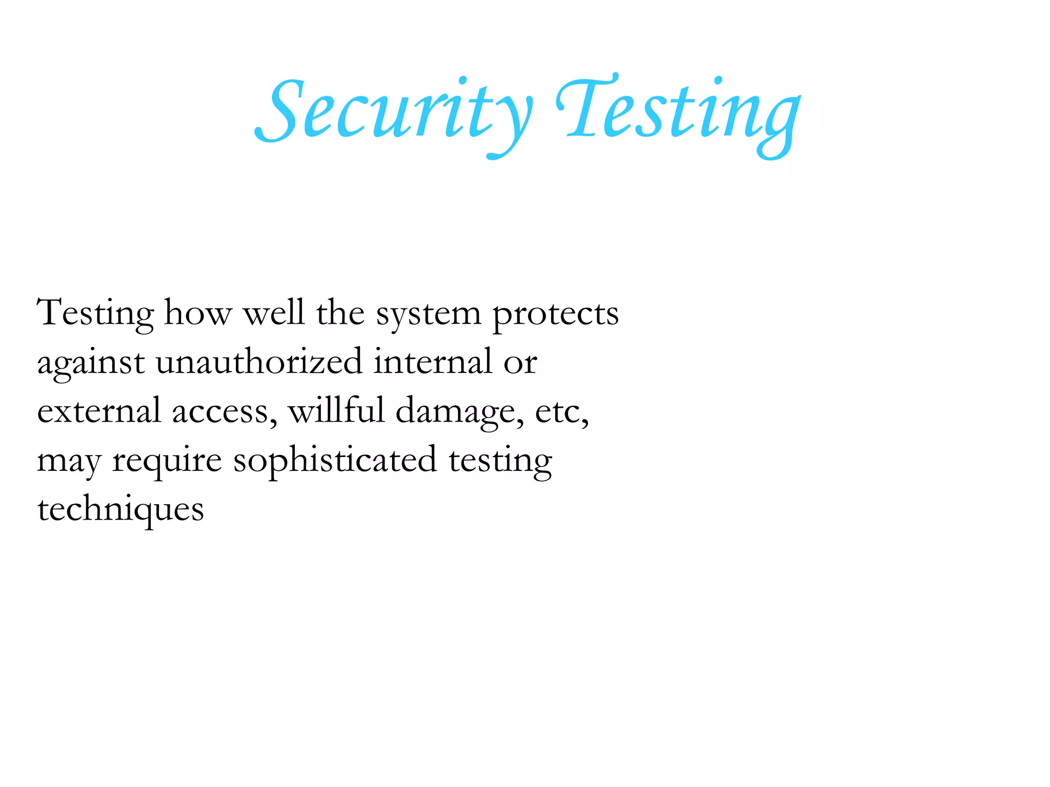 Software Testing Fundamentals Ppt Operating Systems Computer Software And Applications