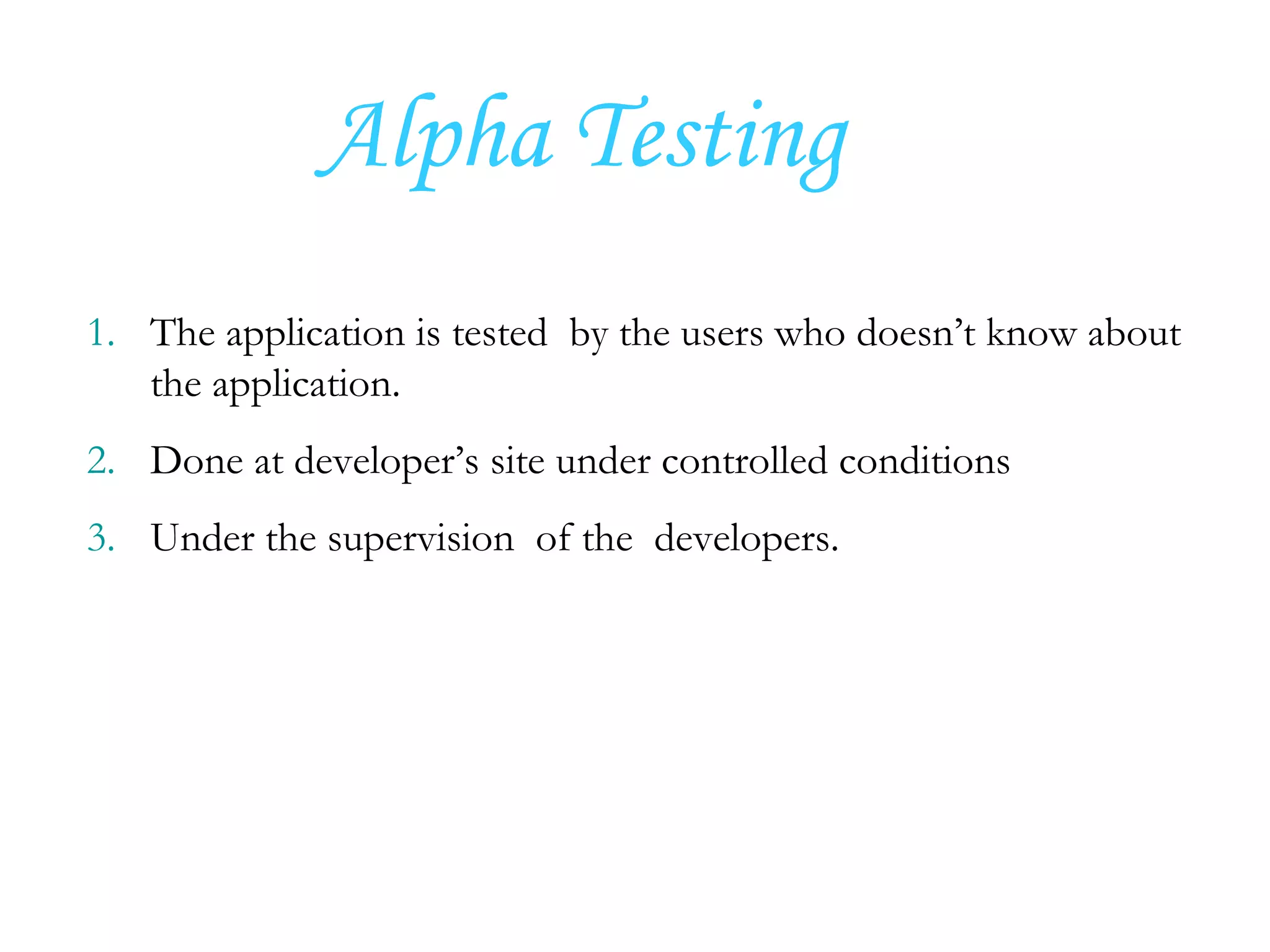 Software Testing Fundamentals Ppt Operating Systems Computer Software And Applications
