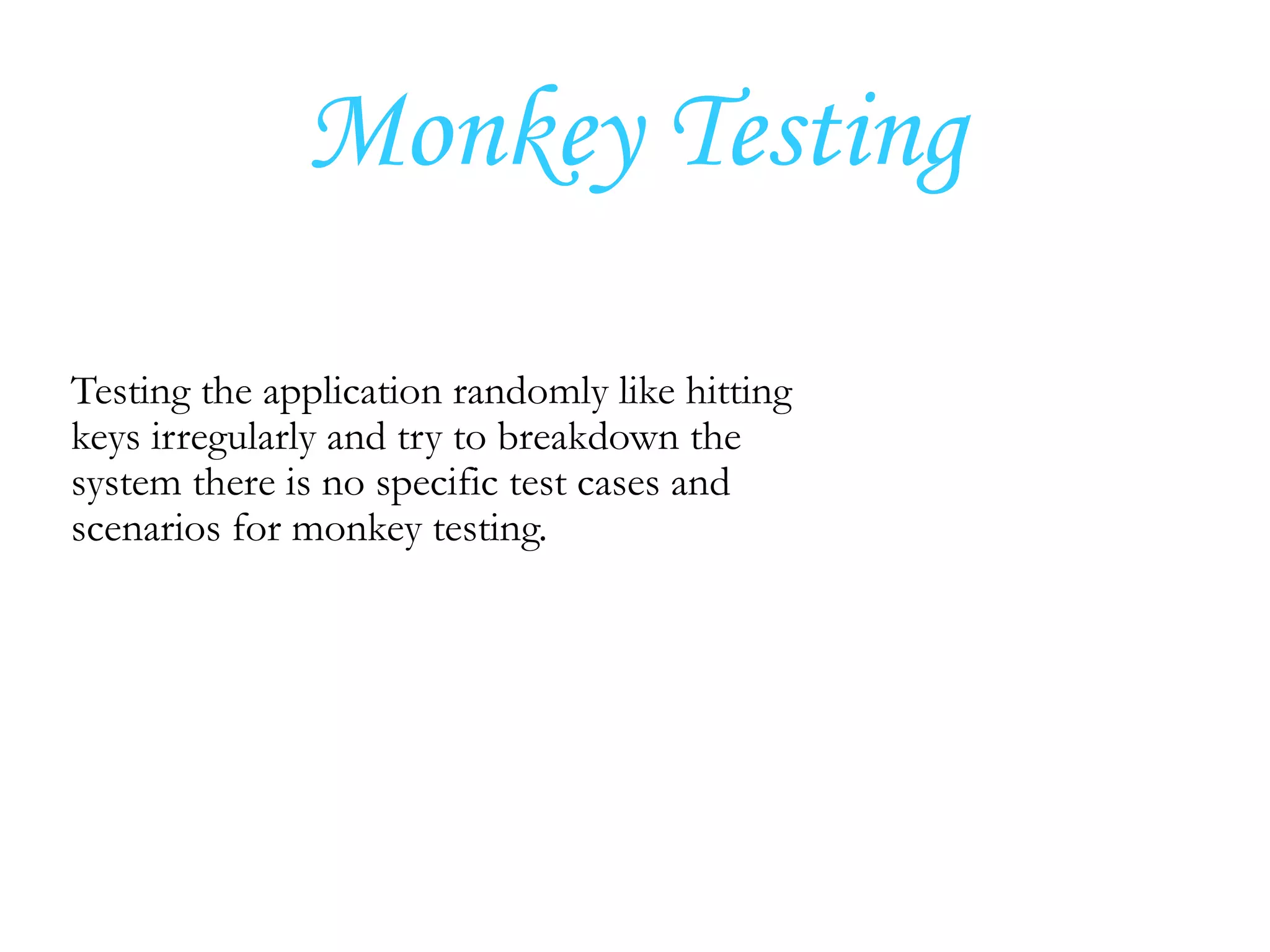 Software Testing Fundamentals Ppt Operating Systems Computer Software And Applications