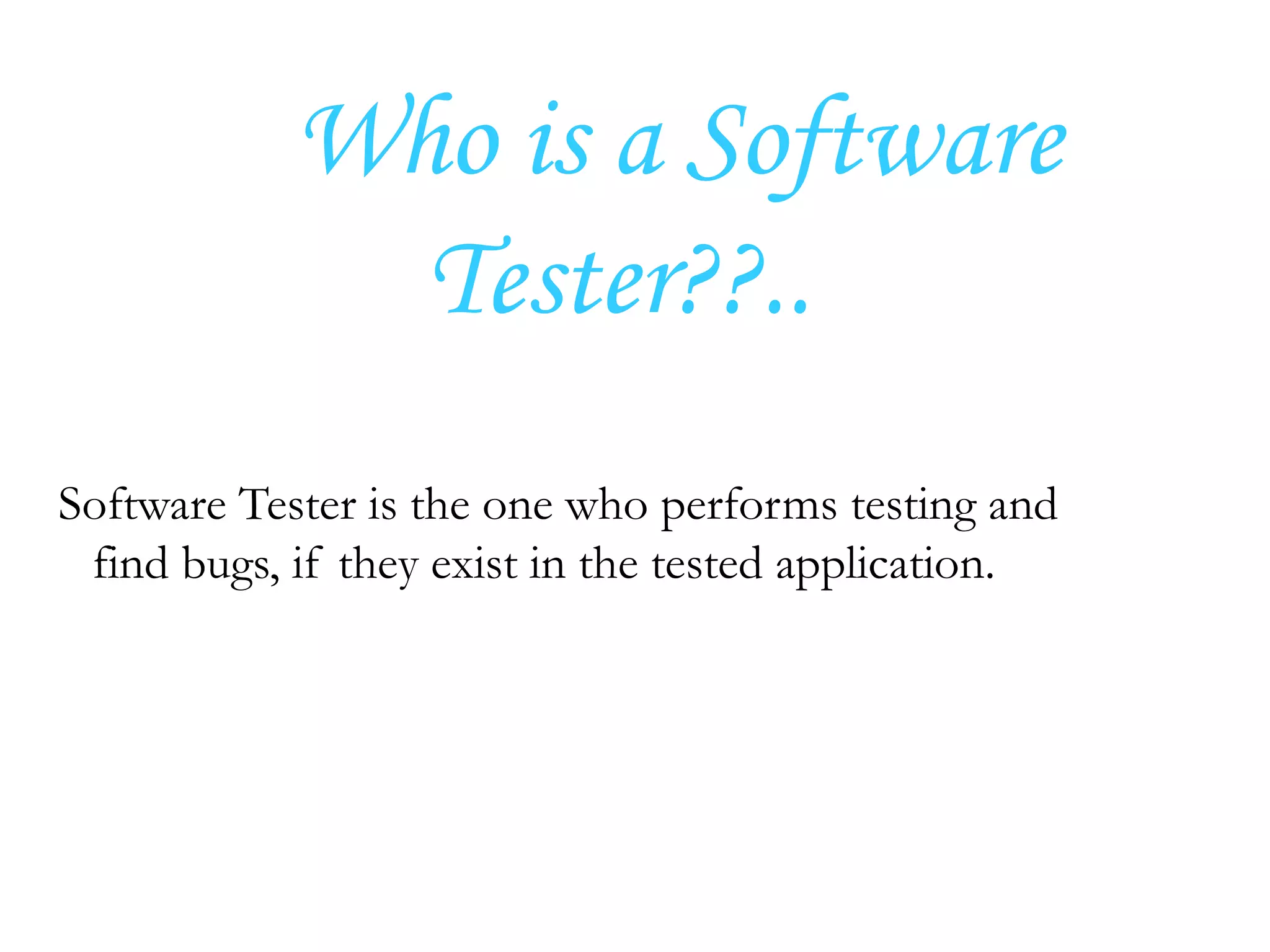 Software Testing Fundamentals | PPT