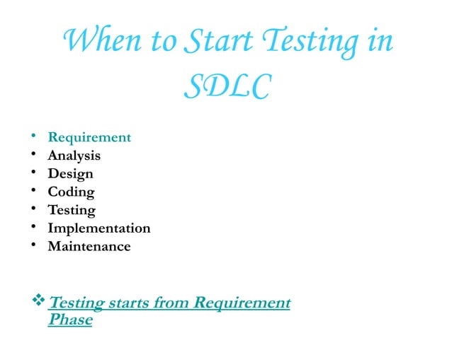 Software Testing Fundamentals | PPT | Operating Systems | Computer ...