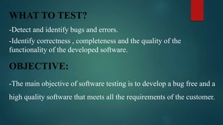 Manual testing | PPTX