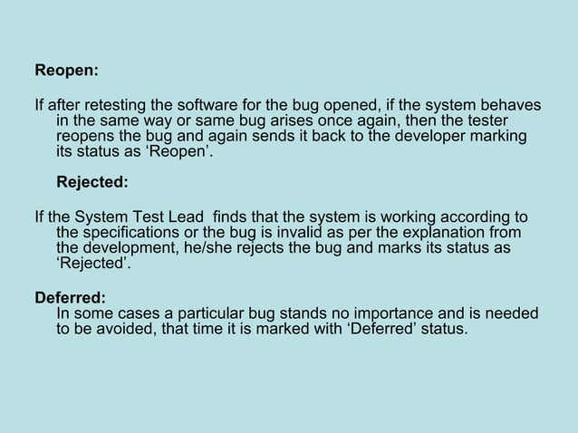 Manual testing concepts course 1 | PPT