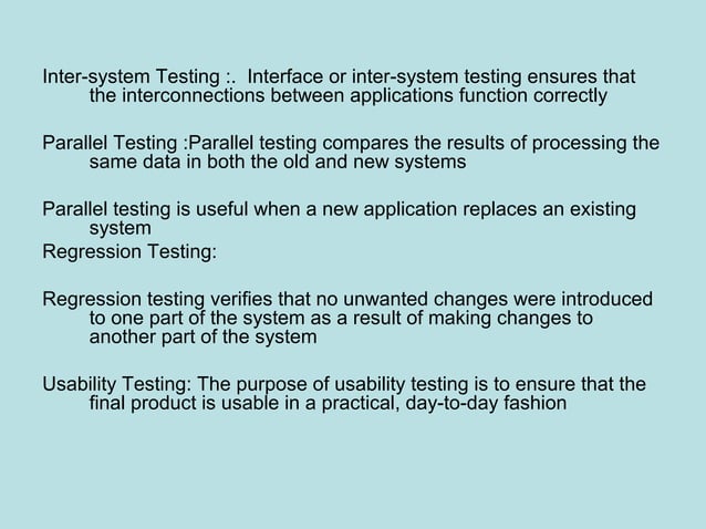 Manual testing concepts course 1