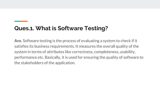 Manual testing interview questions and answers | PPTX | Operating ...