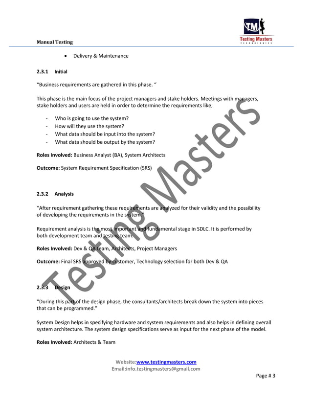ManualTestingMaterial.pdf | Operating Systems | Computer Software and ...