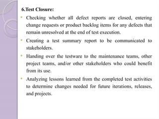 Manual Testing Module 4-STLC.pptx sdlc cycle most important | PPTX