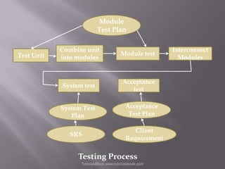 www.tutorialsbook.com presents Manual testing | PPT