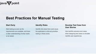 What is manual Testing? | PPT