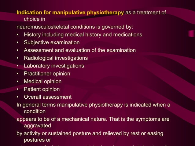 Manual therapy.pps