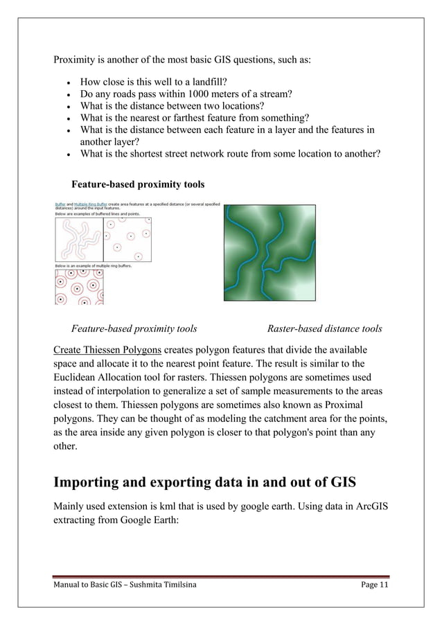 Manual to basic gis | PDF