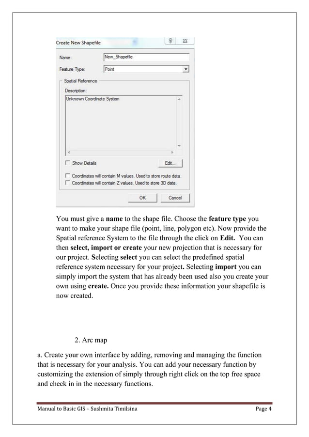 Manual to basic gis | PDF