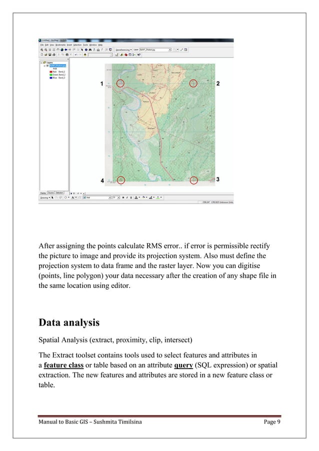 Manual to basic gis | PDF