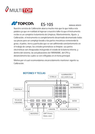 Manual topcon 105 | PDF