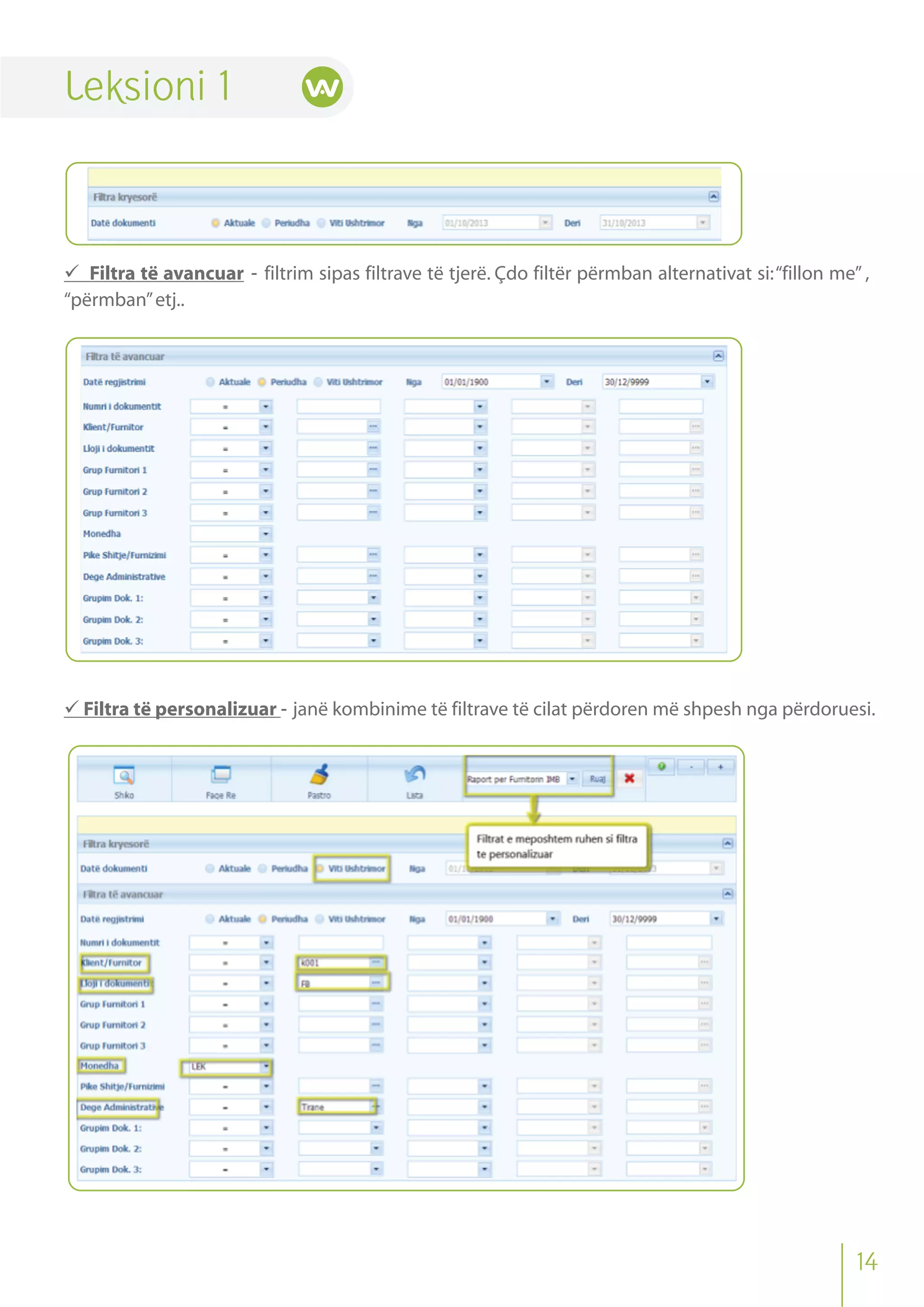 Manual trajnimi ALPHA WEB BUSINESS | PDF