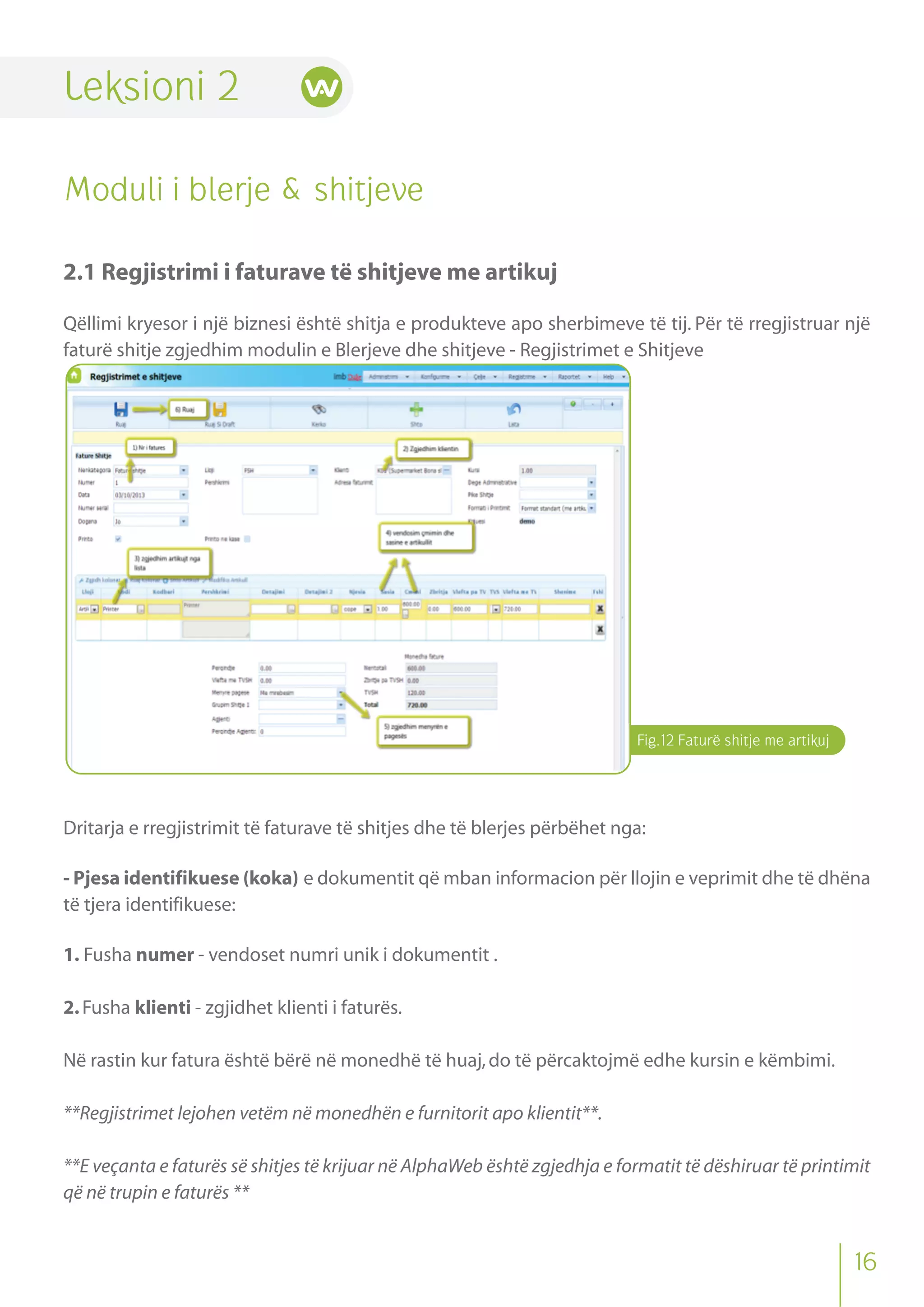 Manual trajnimi ALPHA WEB BUSINESS | PDF
