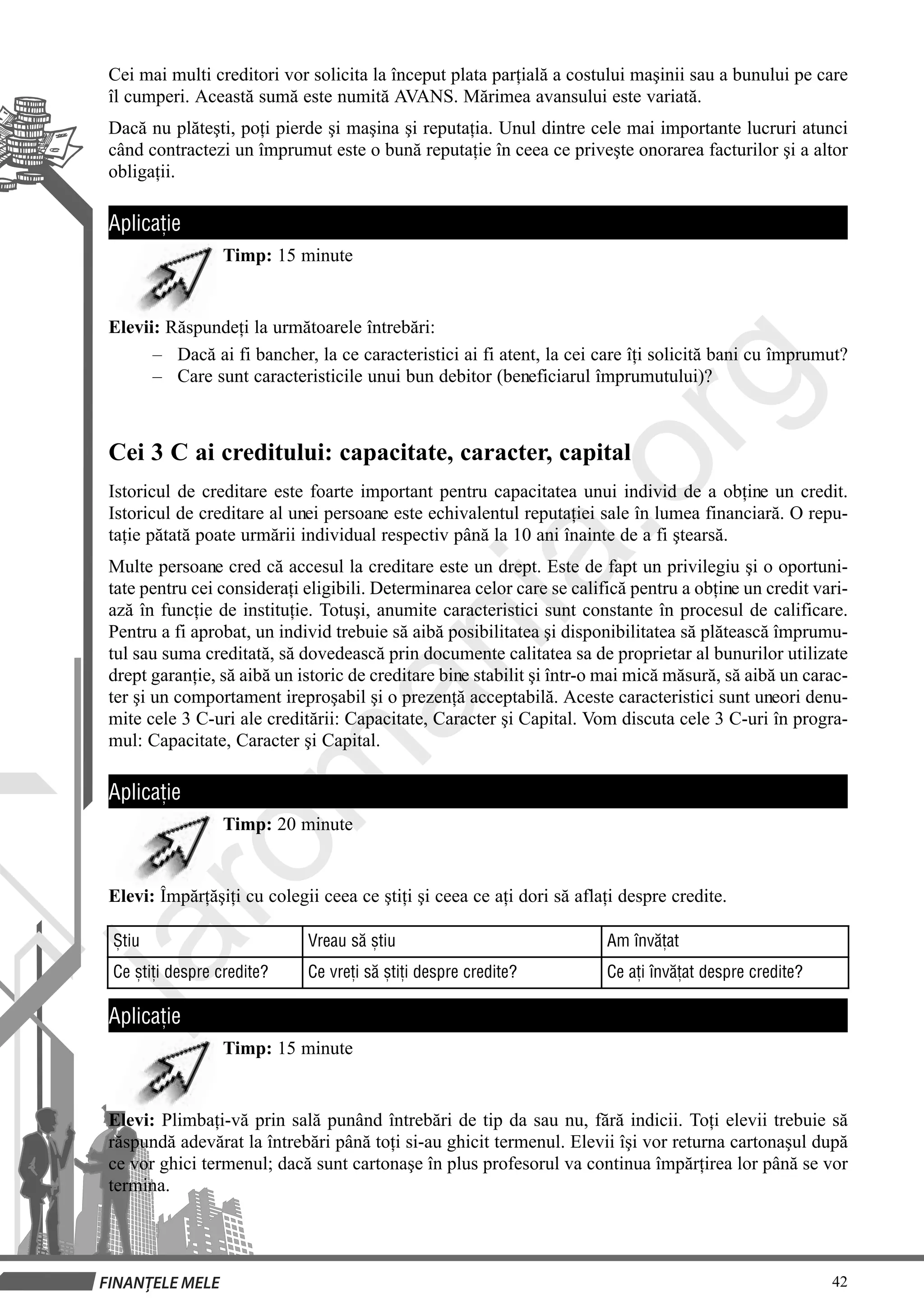 Manualul elevului - Programul "Finantele Mele" | PDF