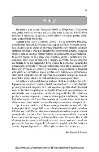 Manualul merck 88 simptome frecvente pdf | PDF
