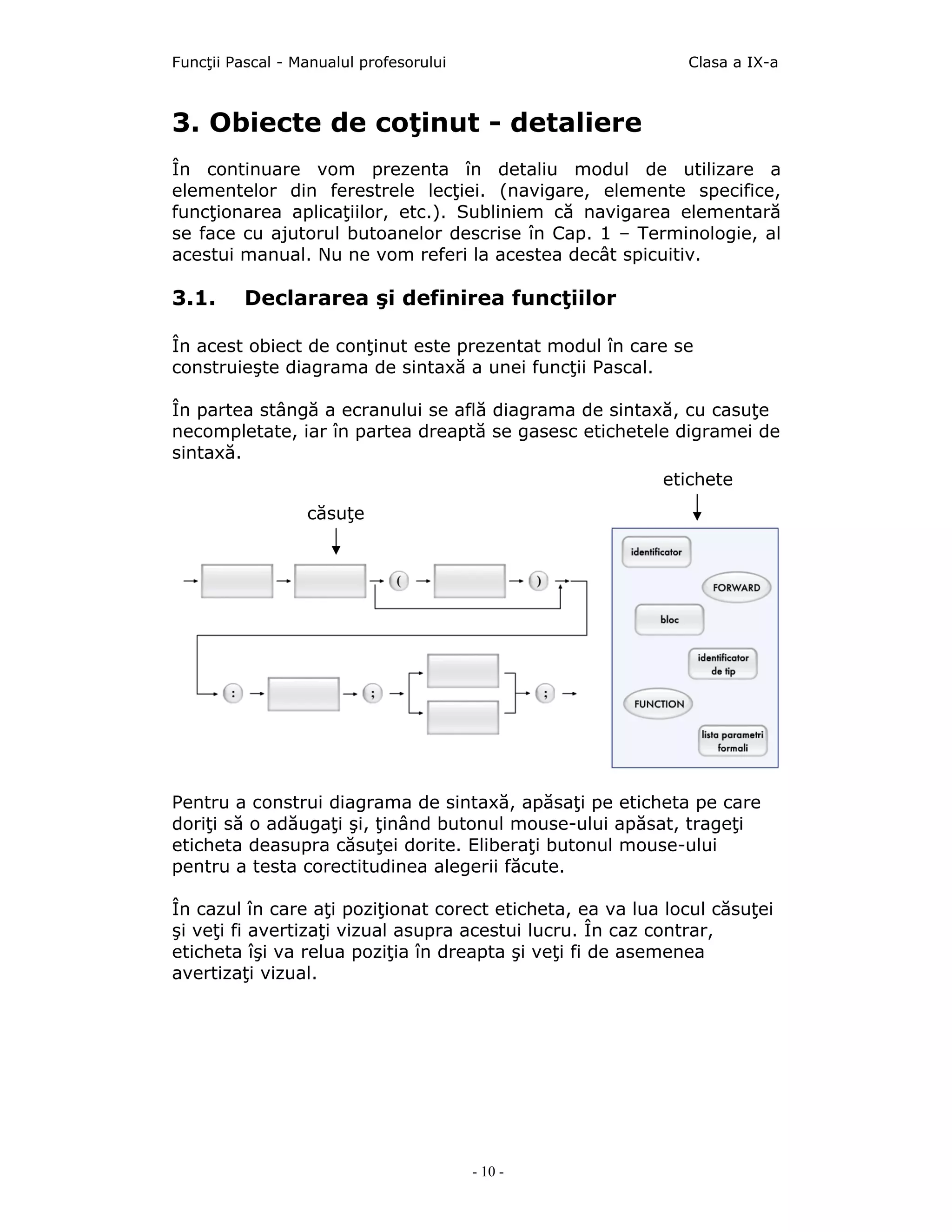 Manualul profesorului | PDF