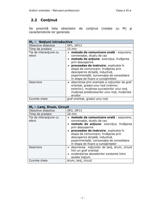 Manualul profesorului | PDF