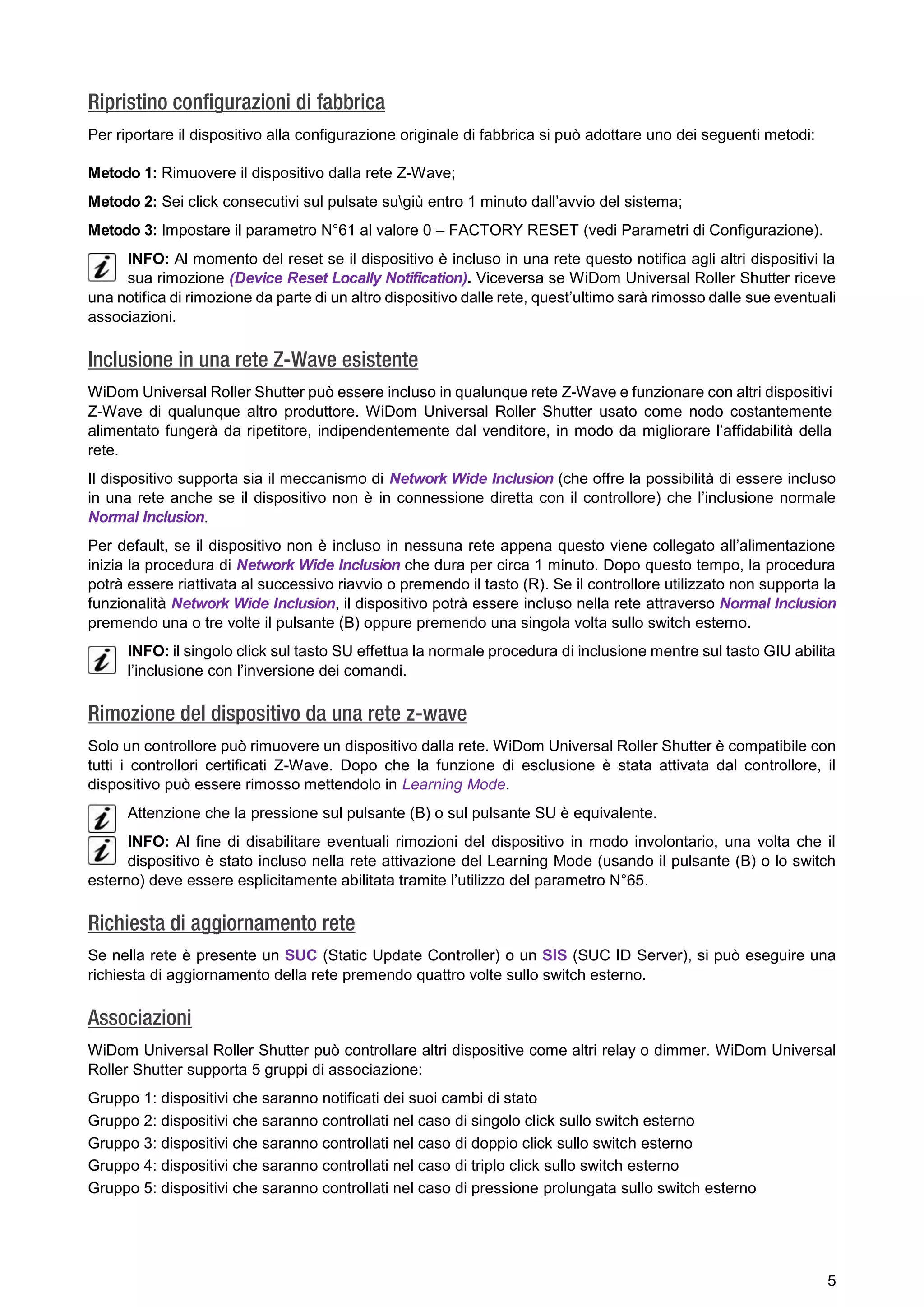 Manual universal roller shutter widom-ita | PDF