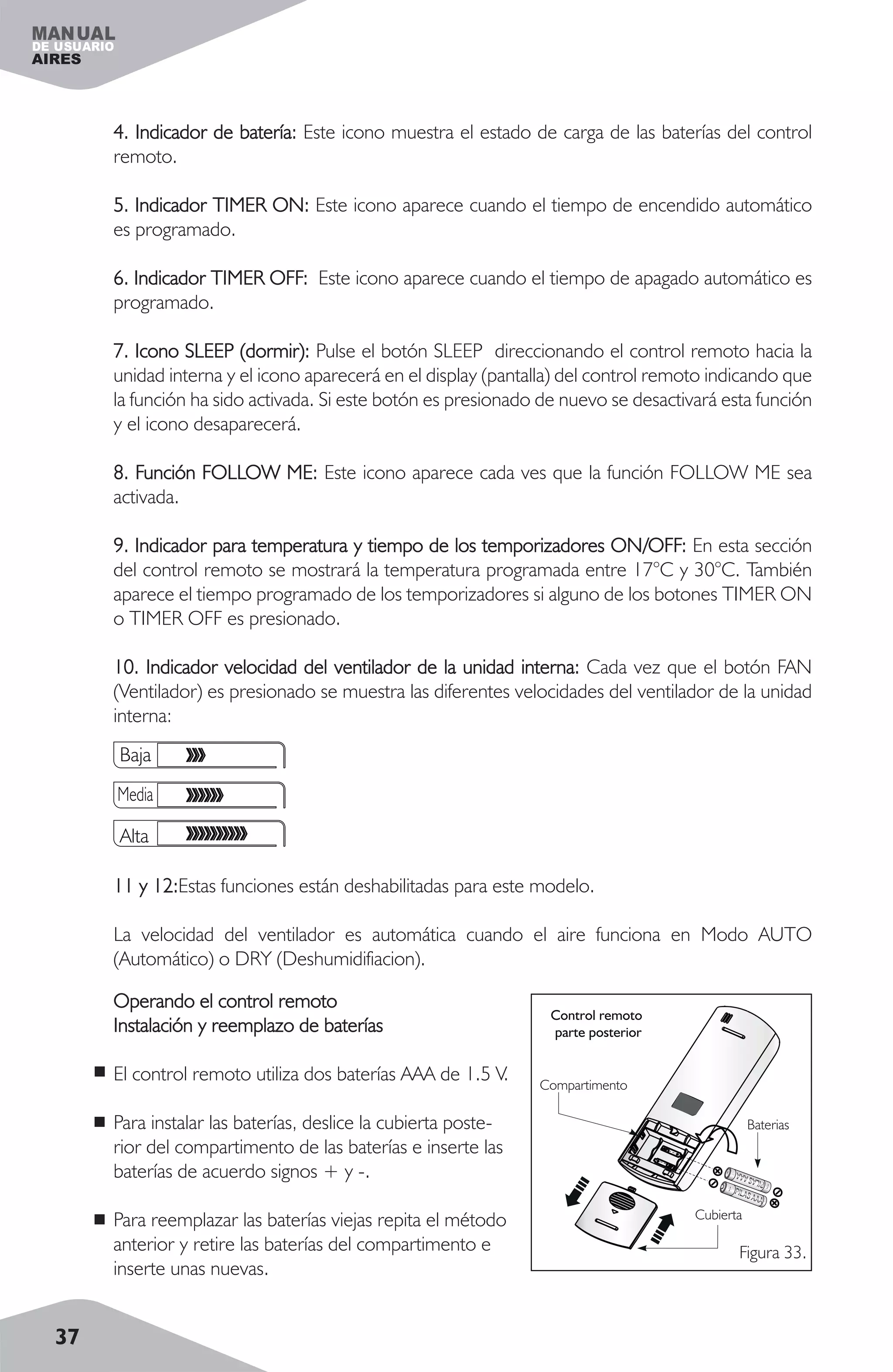 Manual usuario mini splits inverter | PDF