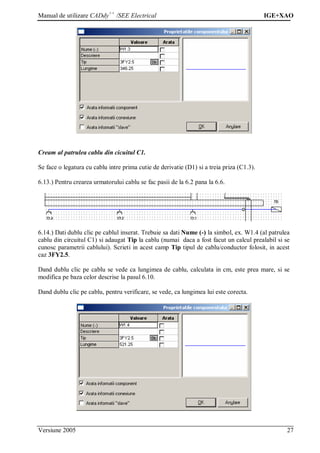 Manual utilizare planuri instalatii electrice | PDF