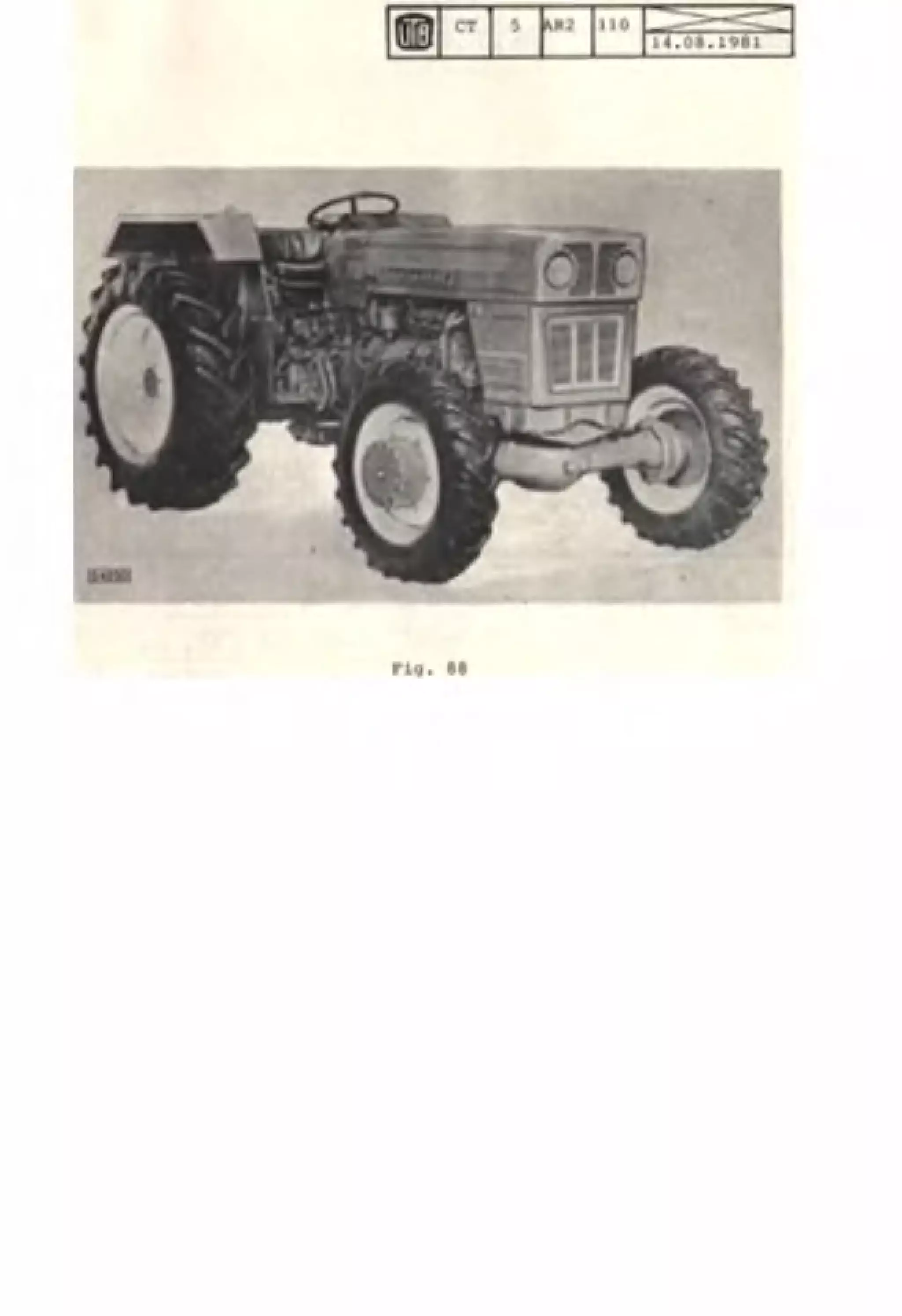 Manual utilizare tractorul u445 (en) | PDF