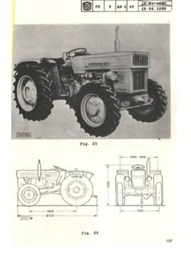 Manual utilizare tractorul u445 (en) | PDF
