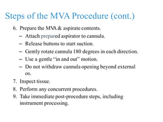 Manual Vacuum Aspiration (MVA) for Uterine Aspiration.pptx